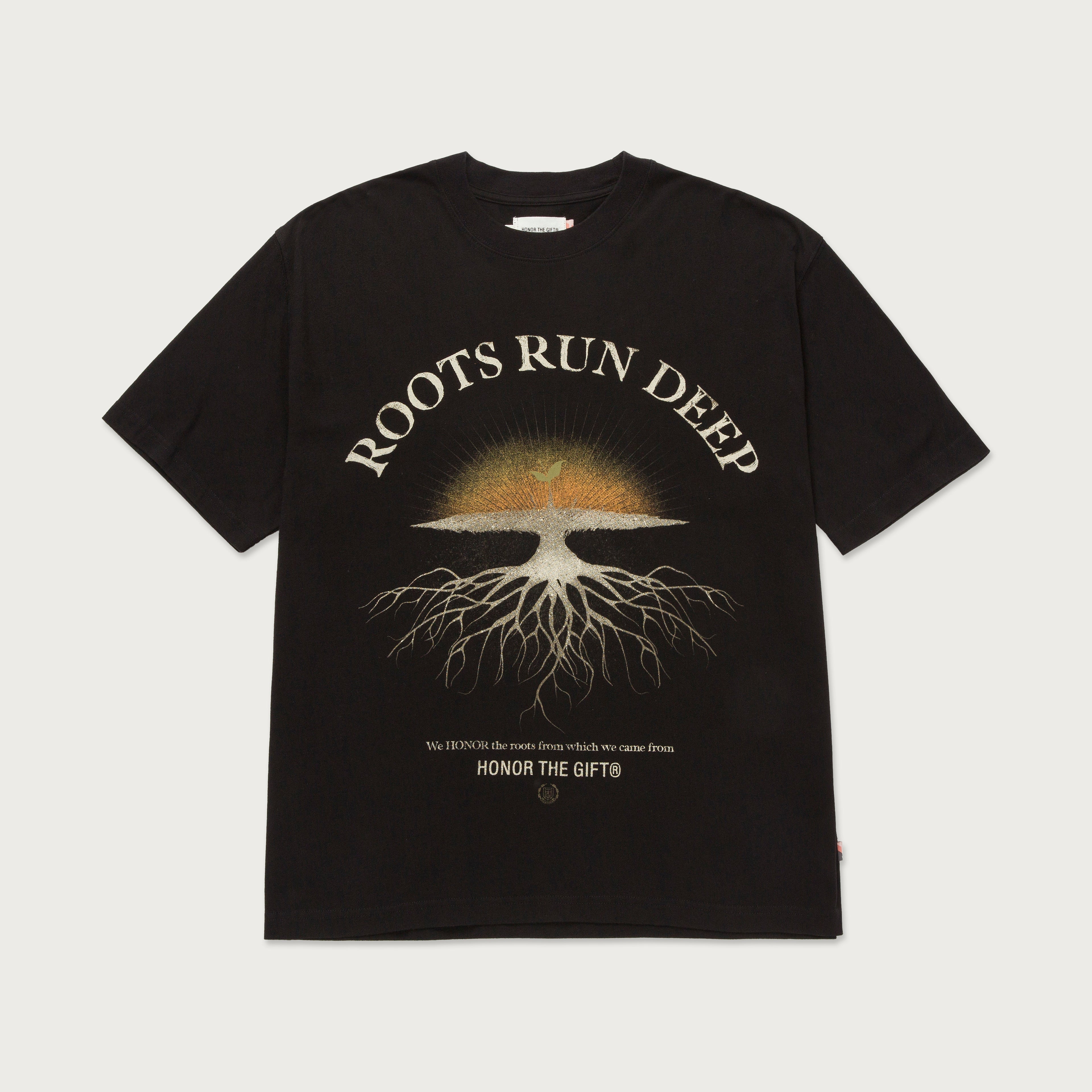 Honor The Gift Roots Run Deep T-Shirt - Black – Soles Art